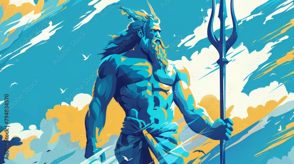 Poseidon is one of the Twelve Olympians in ancient Greek religion and ...