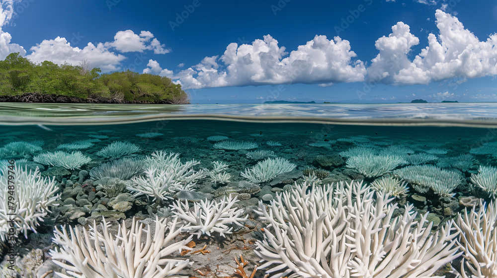 Coral Bleaching on the Great Barrier Reef, Coral bleaching climate ...