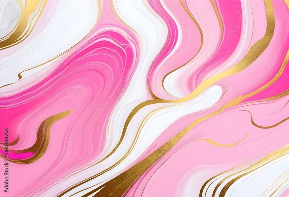 Pink ang gold whirls weins pattern marble wall tile texture sample ...