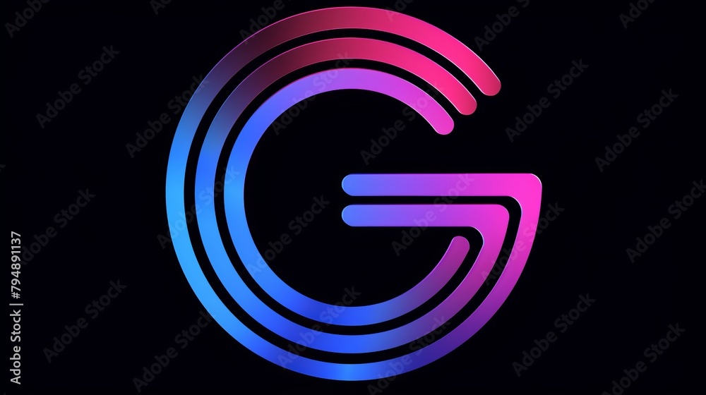 Develop a dynamic and energetic photography logo incorporating a bold G ...