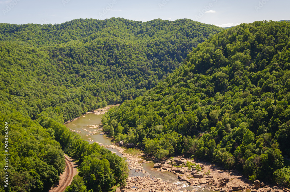 New River Gorge National Park and Preserve in southern West Virginia in ...