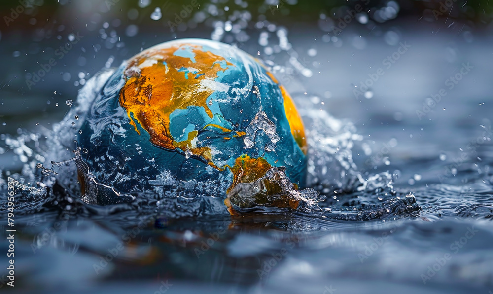 Water Conservation Awareness: Multicultural Children Embracing Globe ...