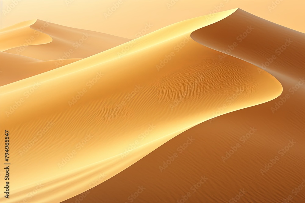 Golden Desert Sand Gradients: Sunlit Dune Patterns Extravaganza Stock ...