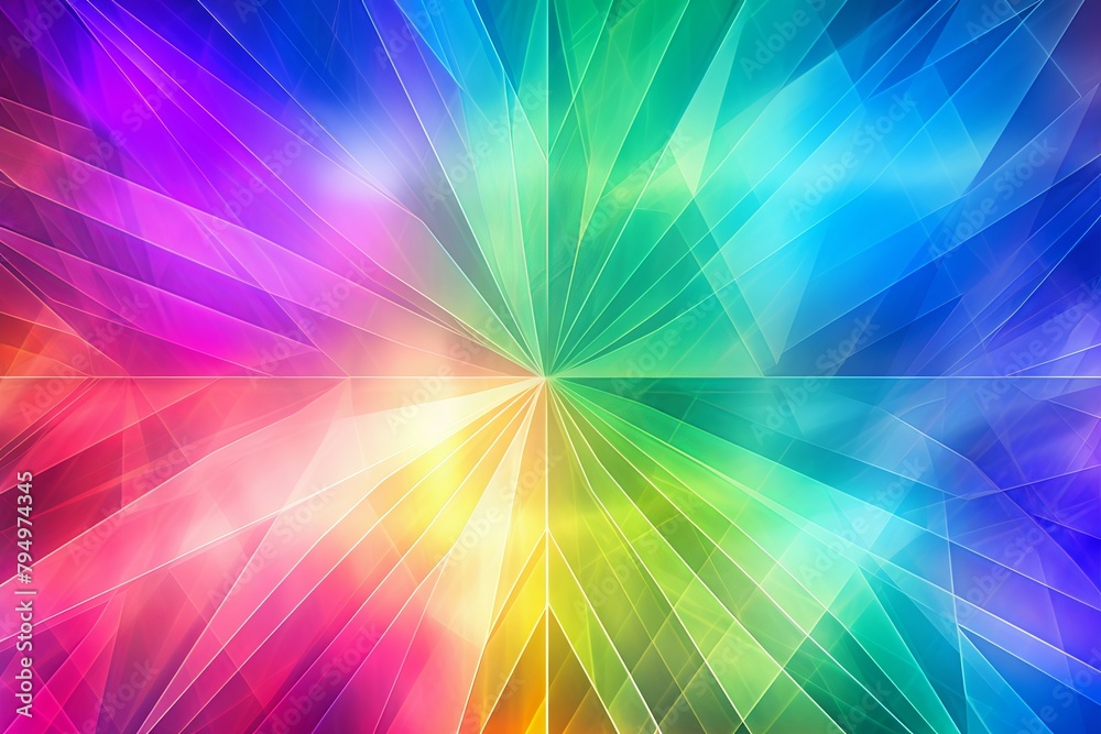 Prism Light Spectrum Backgrounds: Rainbow Light Overlays Collection ...