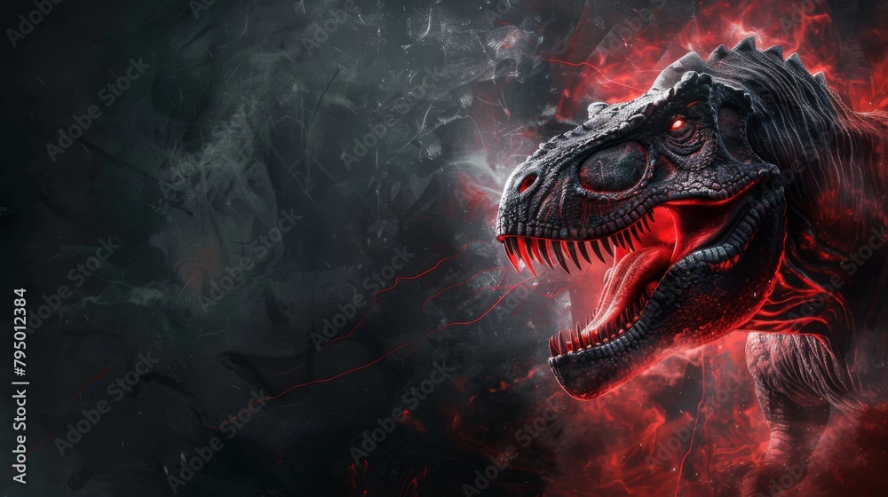 Beautiful T Rex HD wallpaper Background Stock Illustration | Adobe Stock