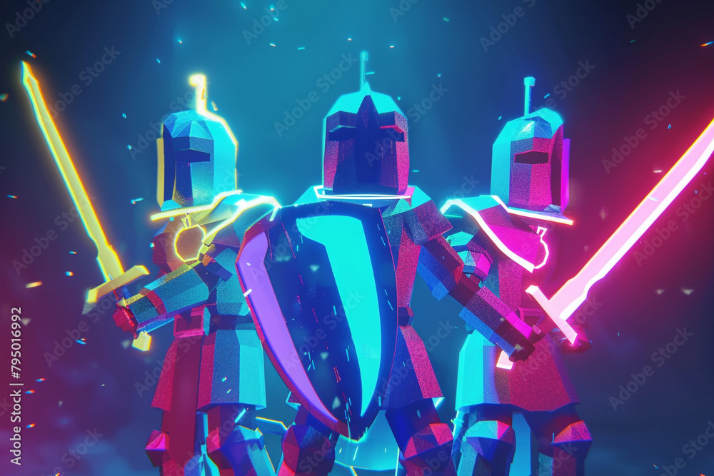 Digital knights in a virtual reality combat against phishing scams ...