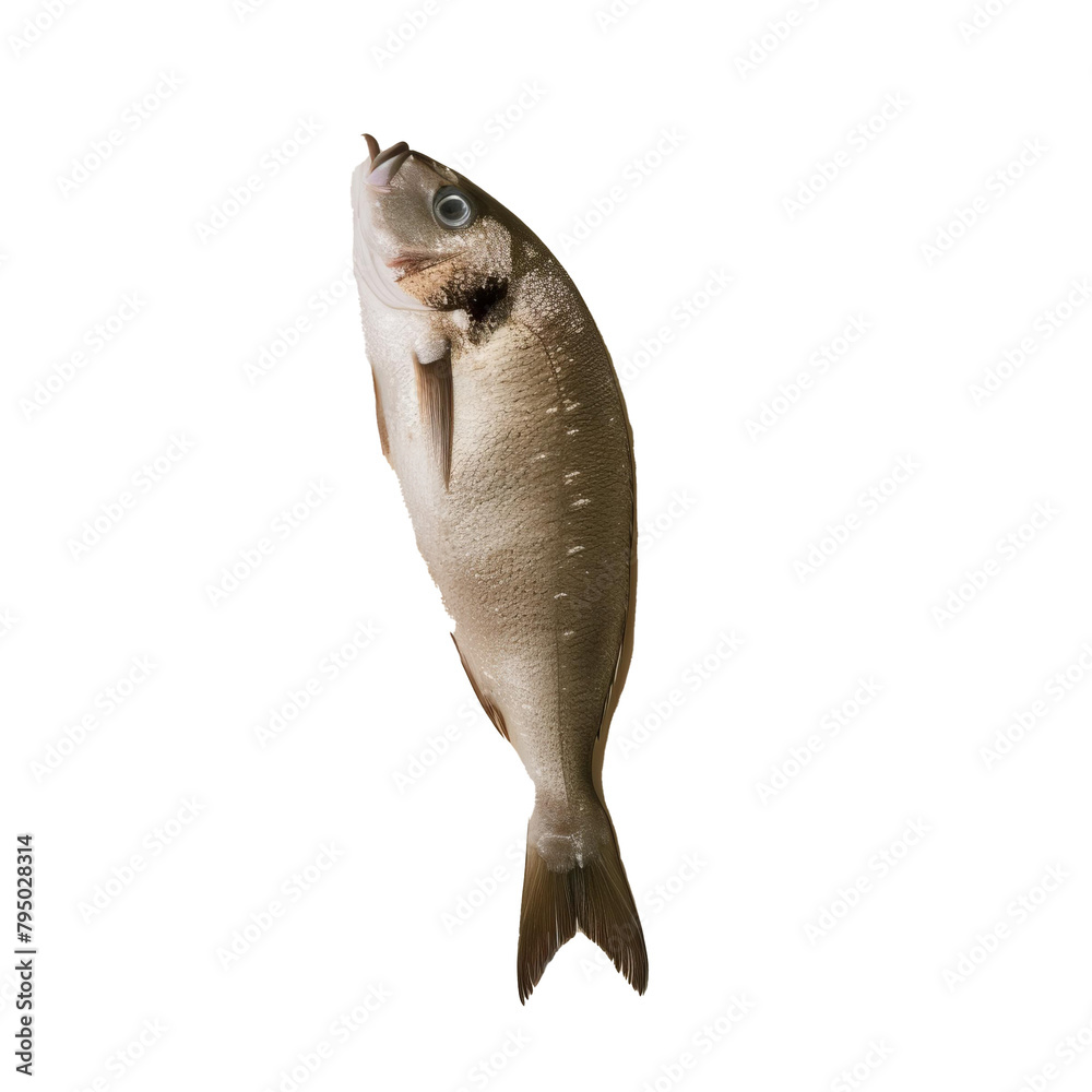 raw fish. png object isolated on transparent background, mockup, design ...