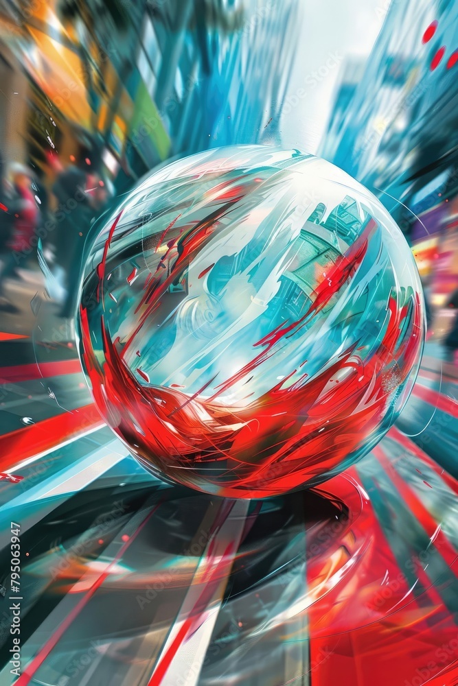 Blend photorealistic elements of floating holographic interfaces with ...