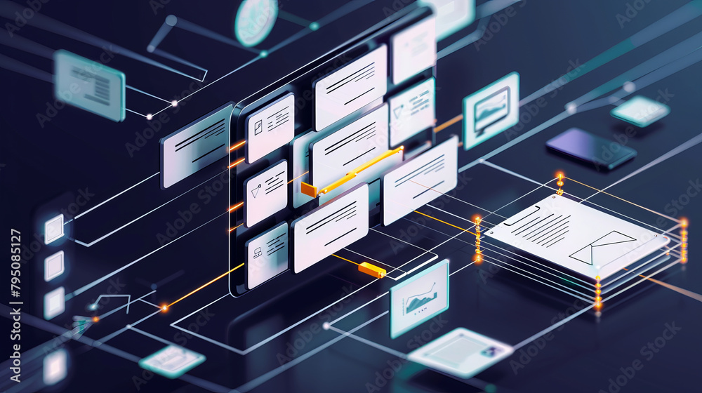 Automated Document Workflow Systems, Depict the efficiency of automated document workflow ...