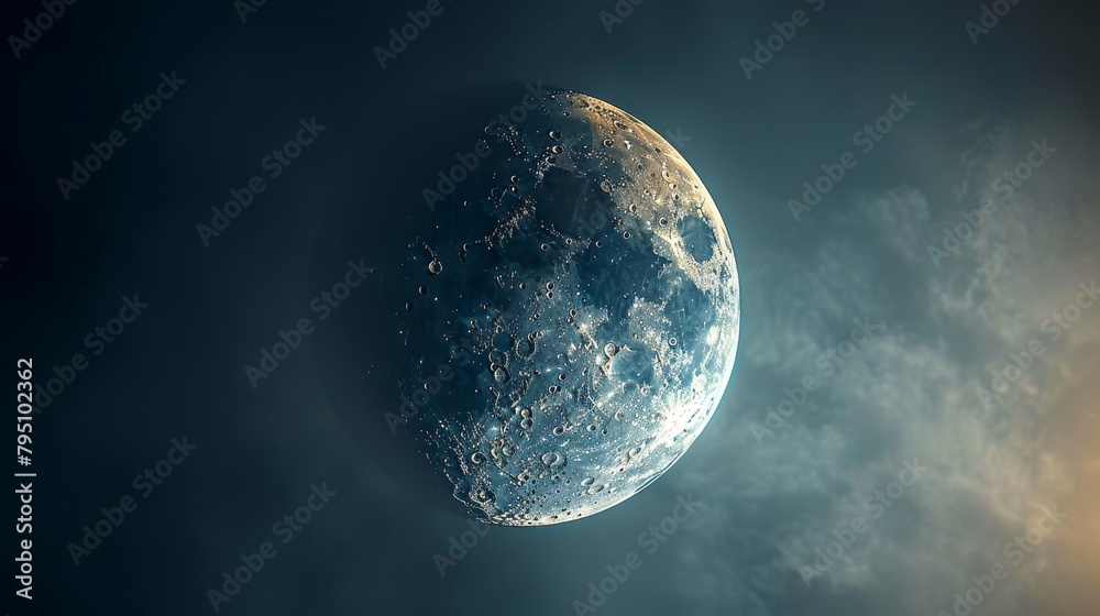 Eclipse: An illustration of a partial lunar eclipse, with a portion of ...