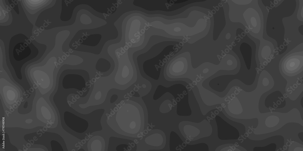 Gray Stylized topographic contour map. Geography scheme and terrain ...