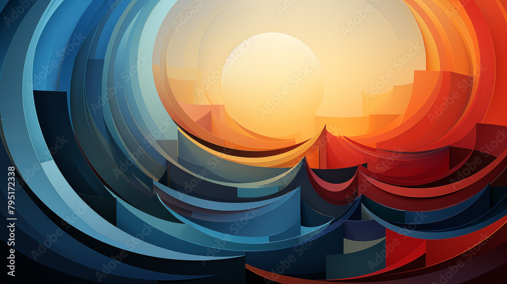 Circles interlock in these Textured Backgrounds, creating flowing ...