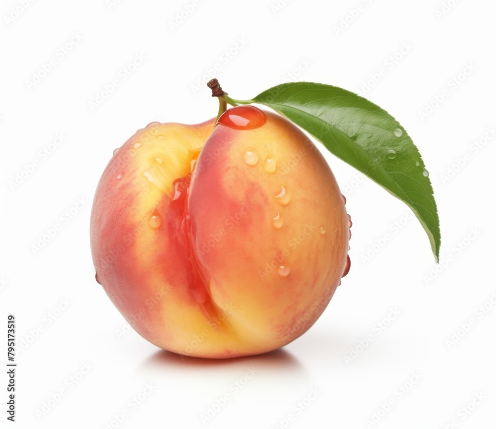 A peach is a round fruit with a pointed tip and a fuzzy skin that is ...