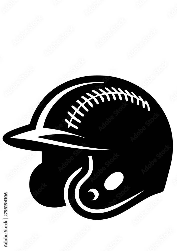 Baseball equipment SVG, Baseball bat SVG, Baseball helmet SVG, Baseball ...