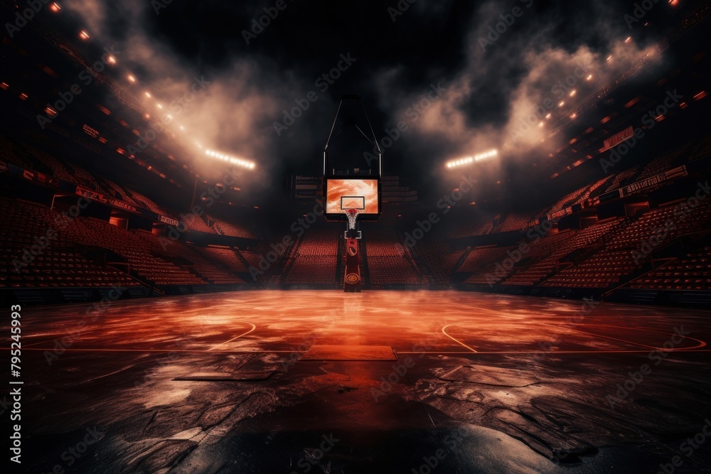 Basketball arena basketball sports architecture. Stock Photo | Adobe Stock