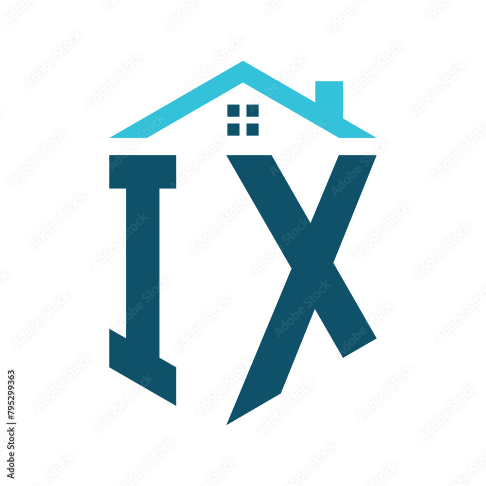 IX House Logo Design Template. Letter IX Logo for Real Estate ...