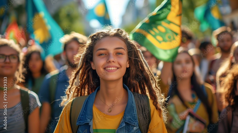 Environmental activists protesting against activities such as ...