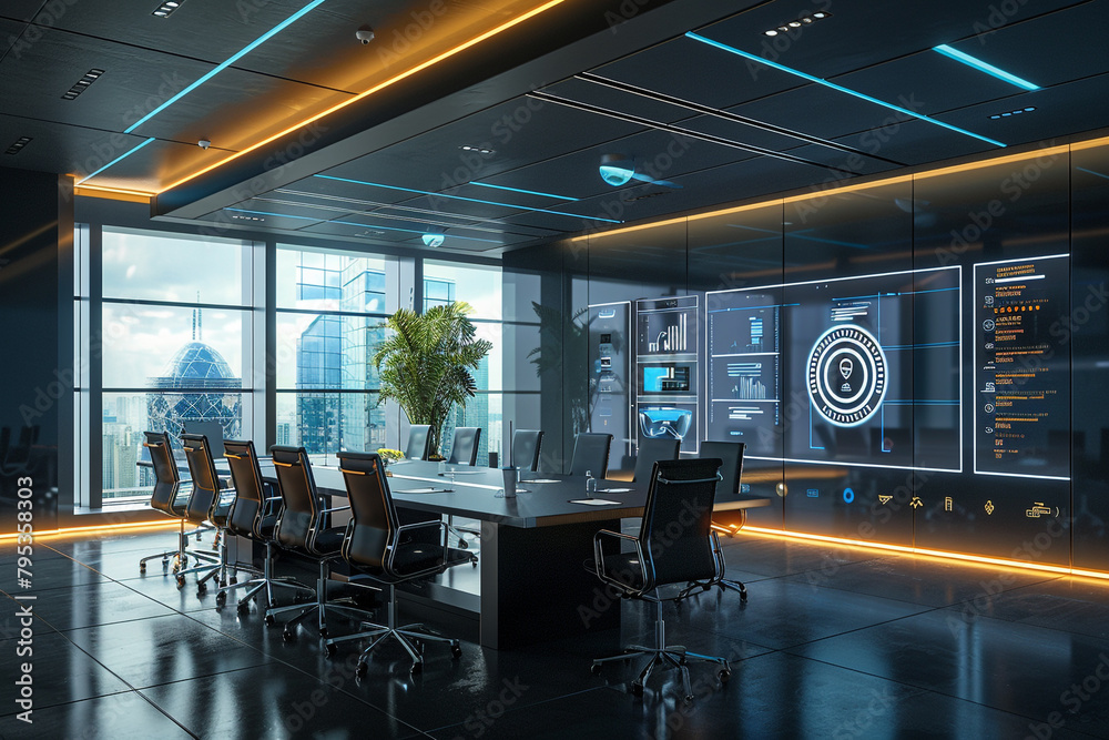 An AI-controlled conference room with personalized user profiles ...