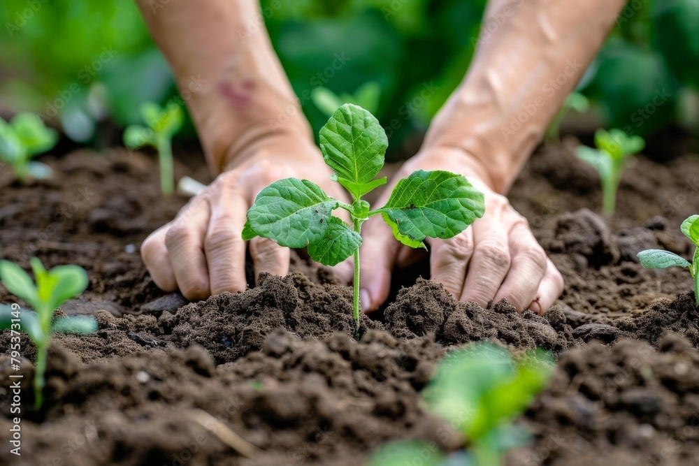 Planting trees with volunteer families for eco-friendly and corporate ...