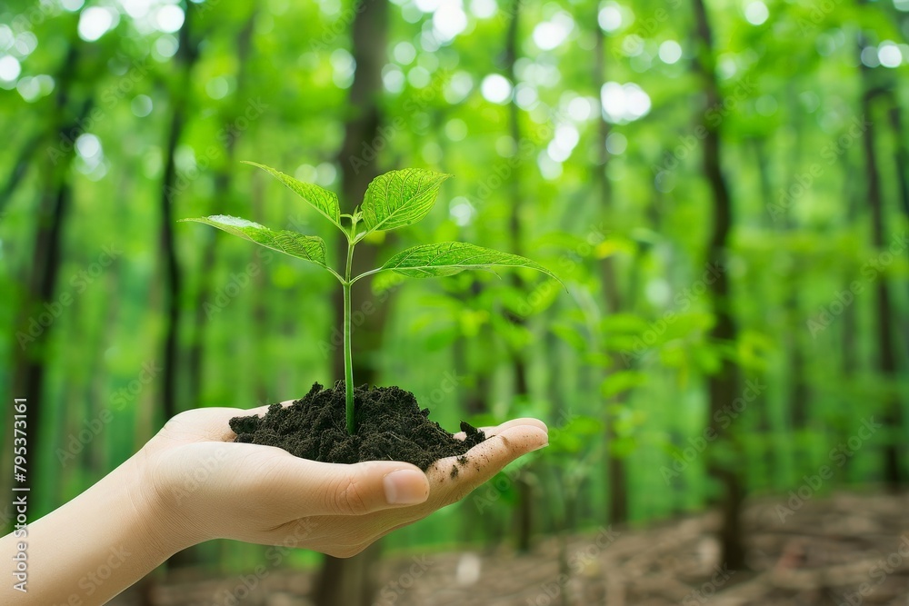 Planting trees with volunteer families for eco-friendly and corporate ...