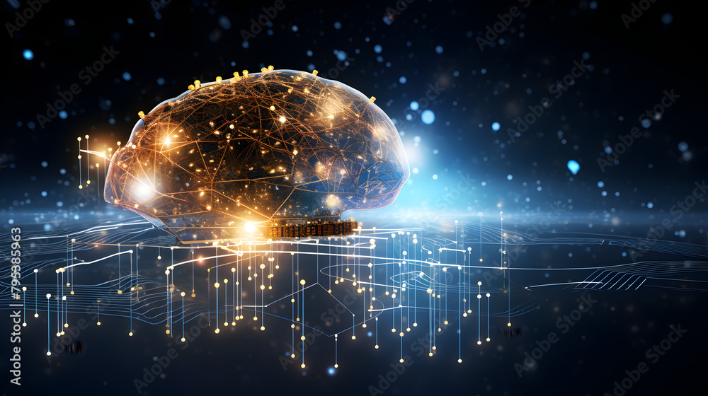 Technology Artificial intelligence AI and internet of things IOT ...