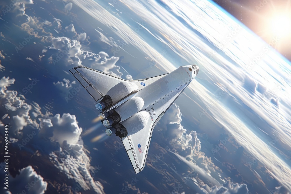 Next-generation space shuttle re-entry, thermal aerodynamics and heat ...