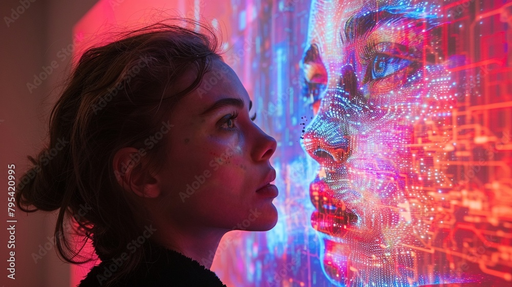 Showcase an interactive art installation commissioned by a tech company ...