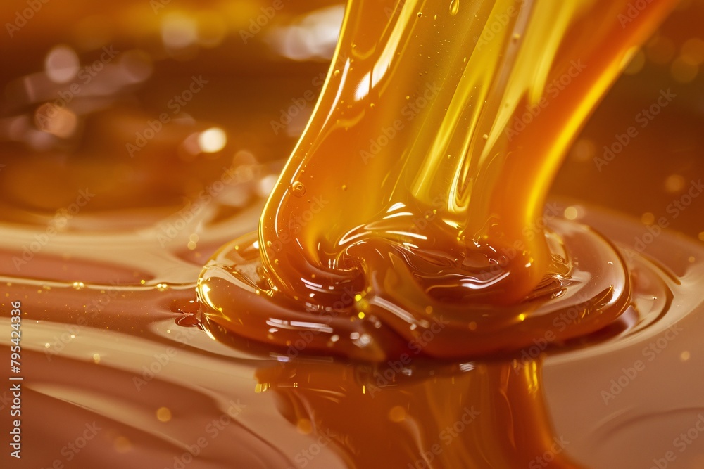 Lose yourself in the luxurious depths of liquid caramel, its rich ...