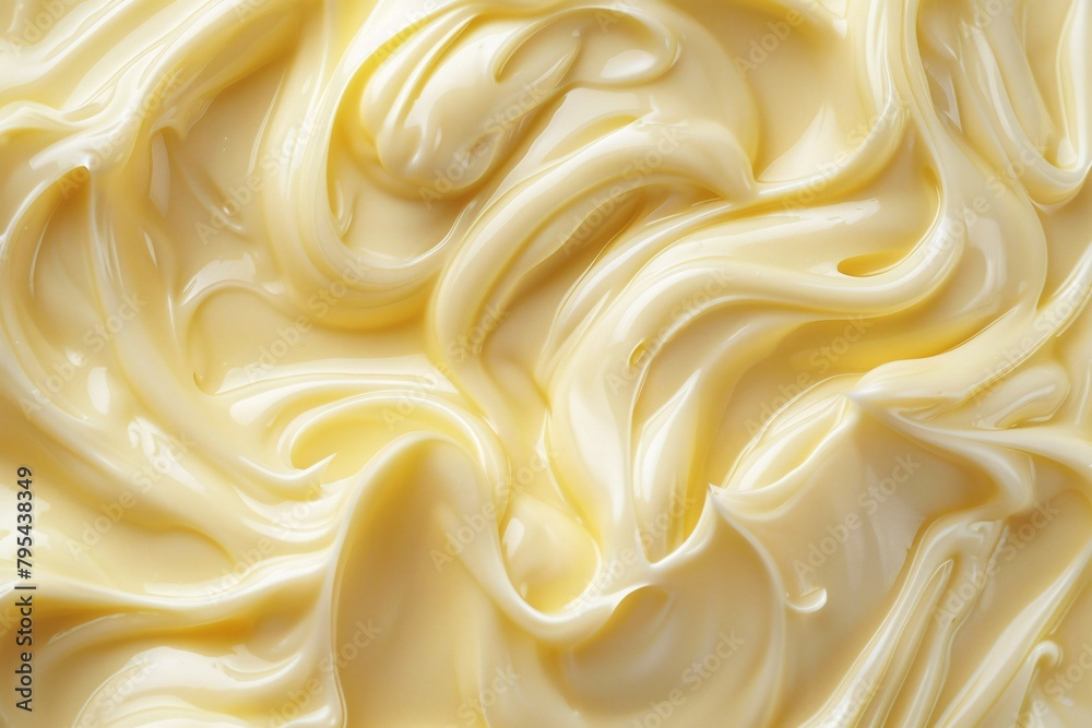 Lose yourself in the creamy swirls of liquid mayonnaise, its subtle ...