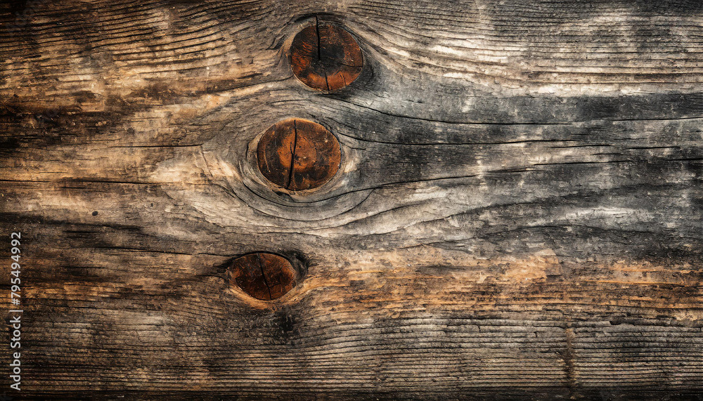 A rustic and organic texture of reclaimed wood, with natural grain ...
