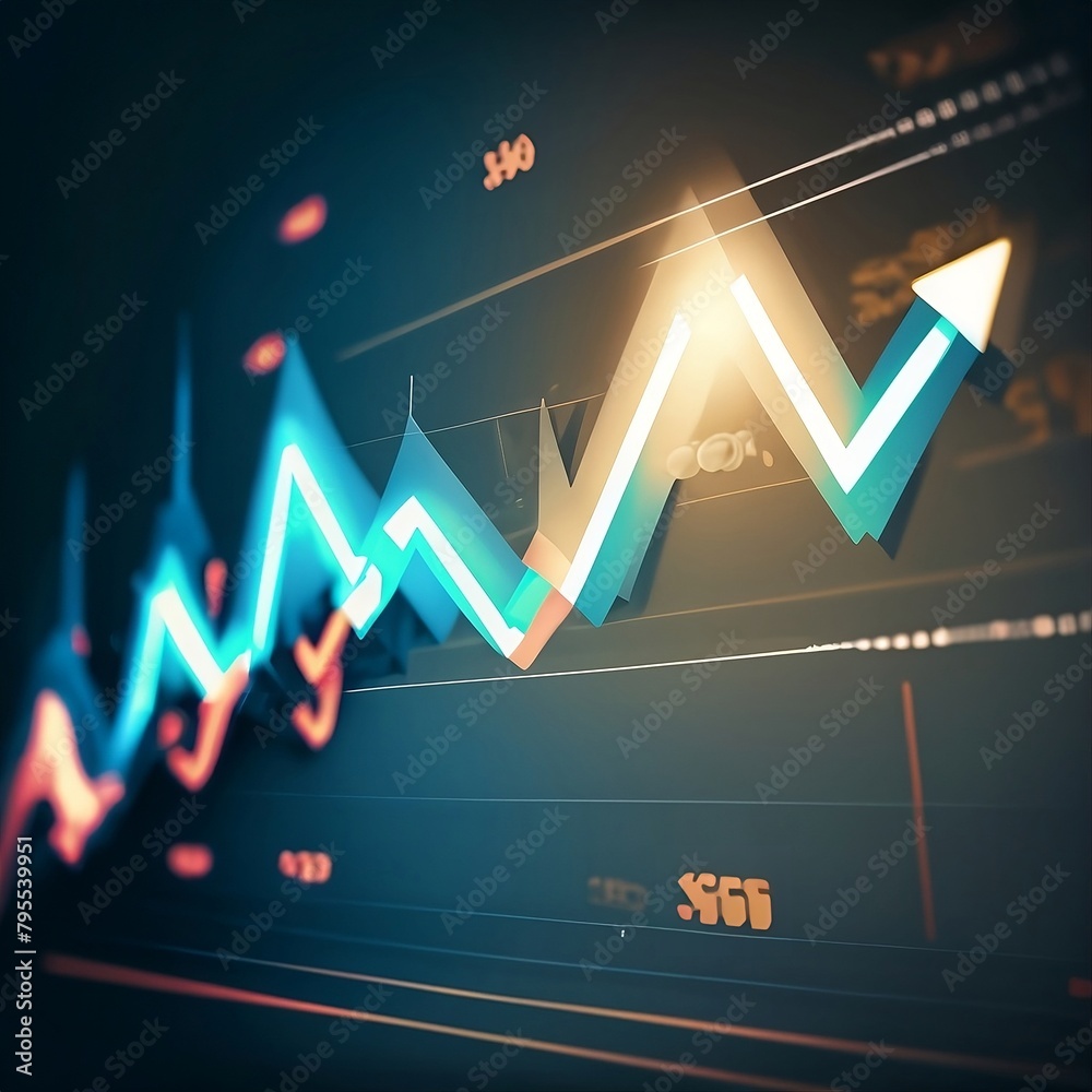 market graph,business graph showing growth,3D upward Graph,sucessful ...
