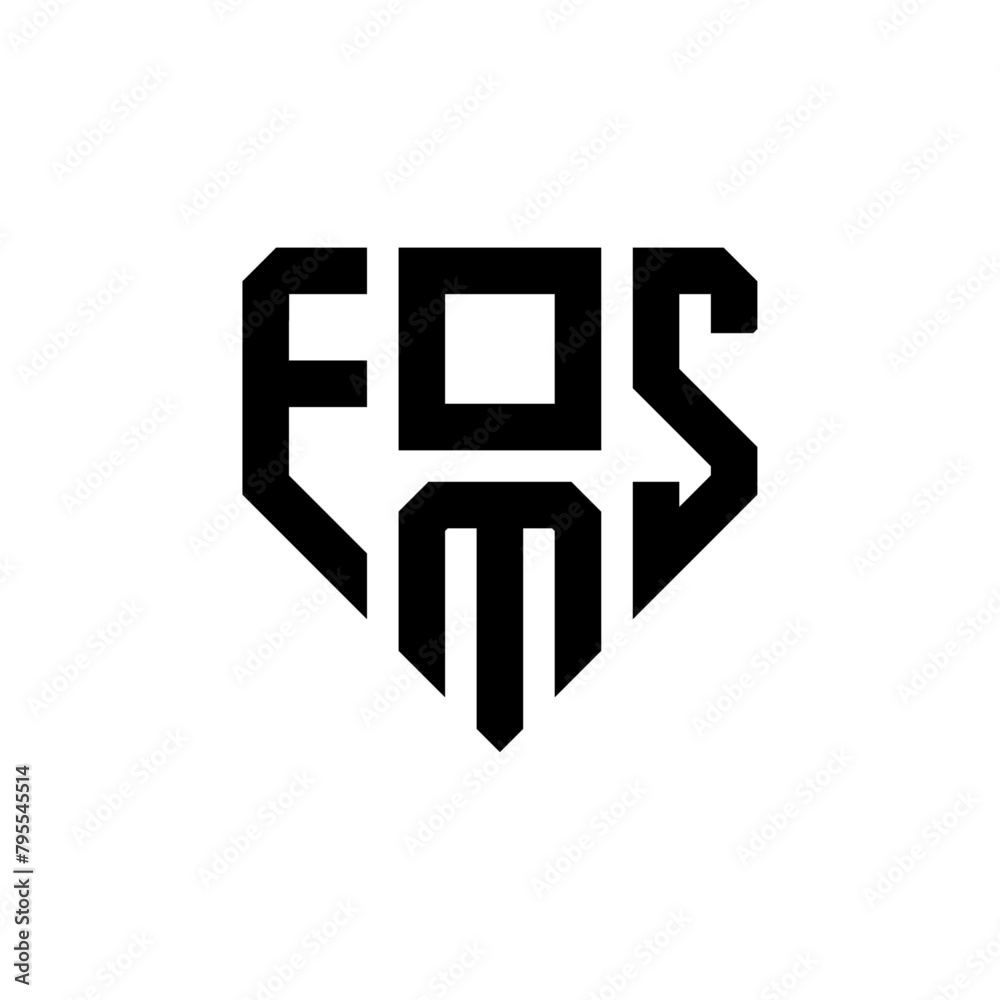 EMS letter logo design. EMS shape letter logo. EMS Creative three ...