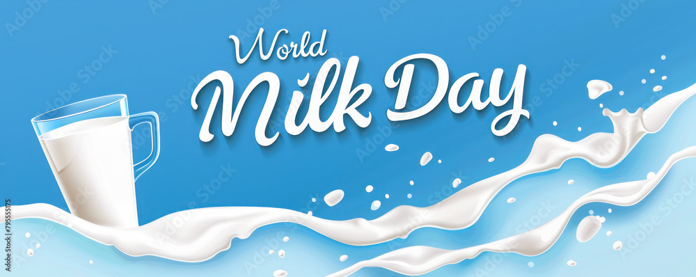 World Milk Day Illustration. Illustration representation of World Milk ...