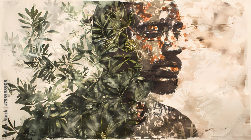 Nature and Humanity Intertwined: A Fusion of Flora and the Human Form ...