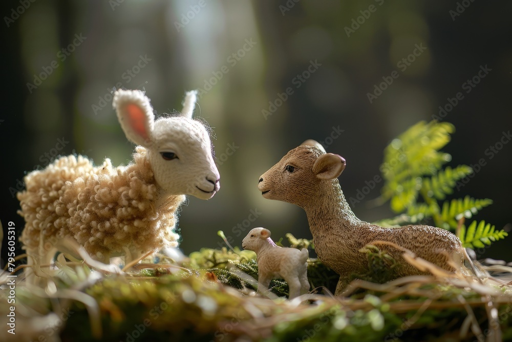 Depiction of Jesus Christ as Shepherd - Jesus Christ holding a Lamb ...