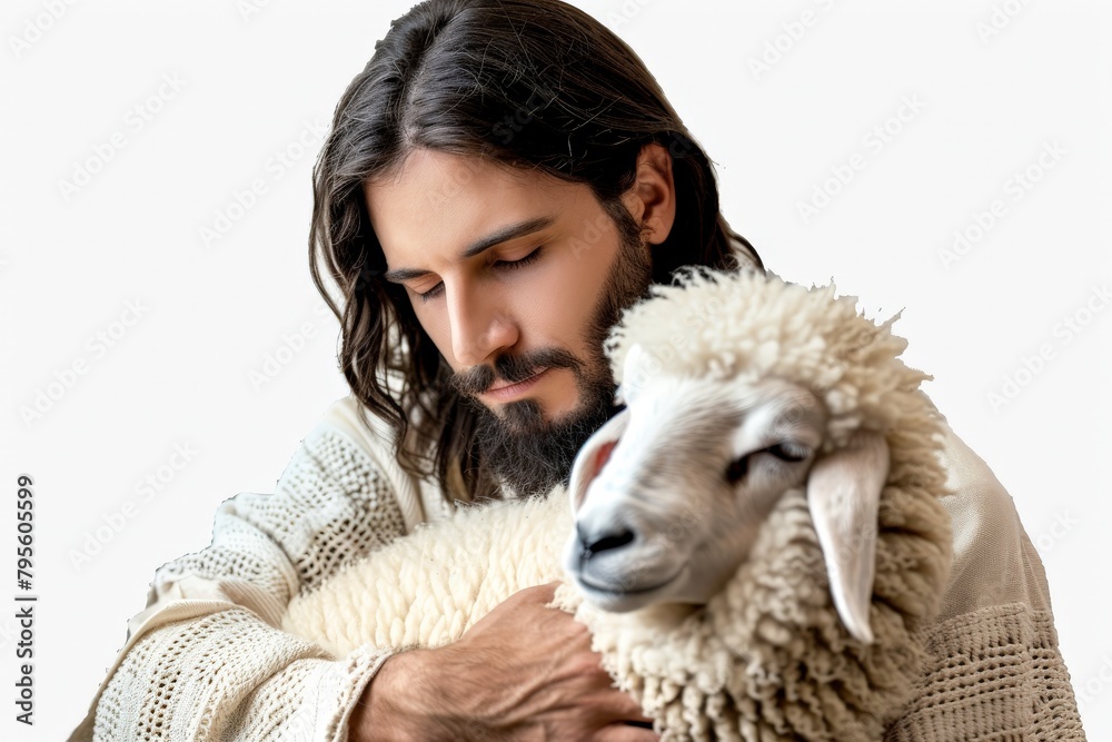 - Jesus Christ, good shepherd, Psalm 23, lamb, sheep, God, bible ...