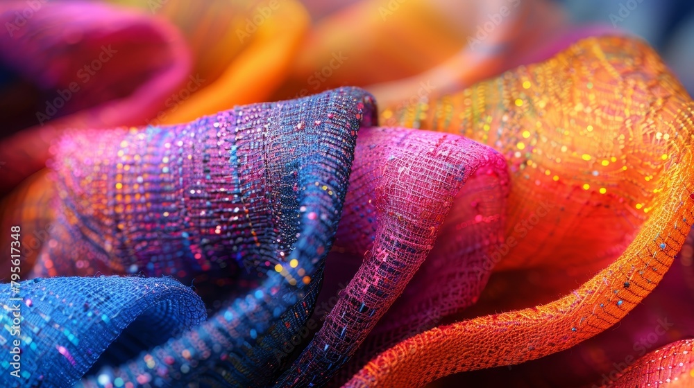 Dive deep into the microscopic world of textiles, where every fiber's ...