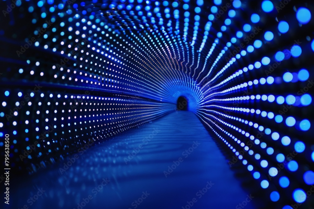 High-Speed Data Transfer in Futuristic Network. Beautiful simple AI ...