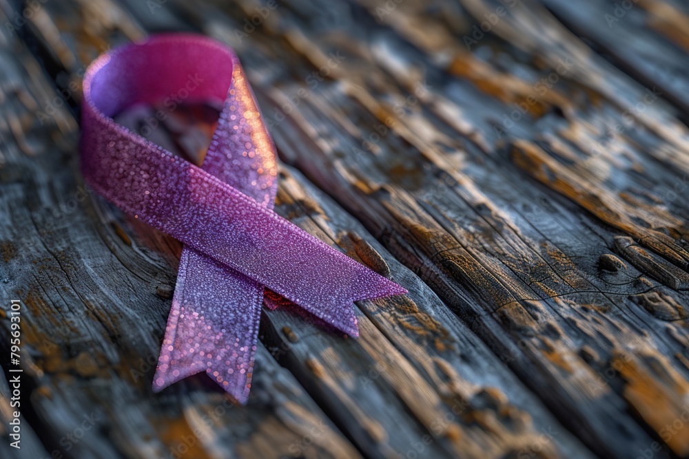 Purple awareness ribbon. World Lupus Day. Autoimmune disease. Immune ...