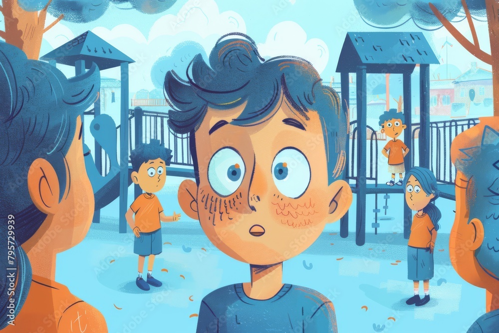 Childrens day watercolor painting. World Children's Day concept banner ...