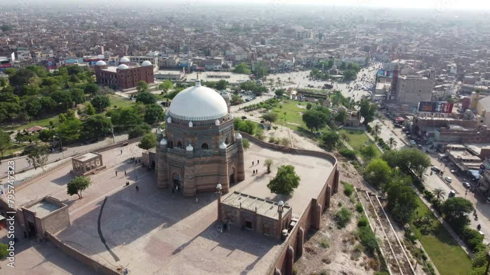 Ariel View of Tomb of Hazrat Shah Rukn-e-Alam in Multan The City Of ...