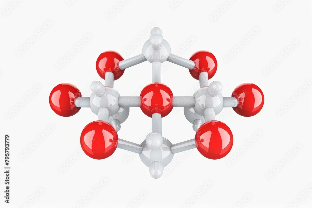 methanol molecular structure isolated on white background chemical ...
