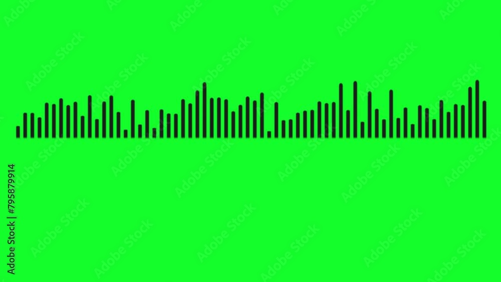 Equalizer waves animation. Sound waves, Sound Vibrations Animation ...