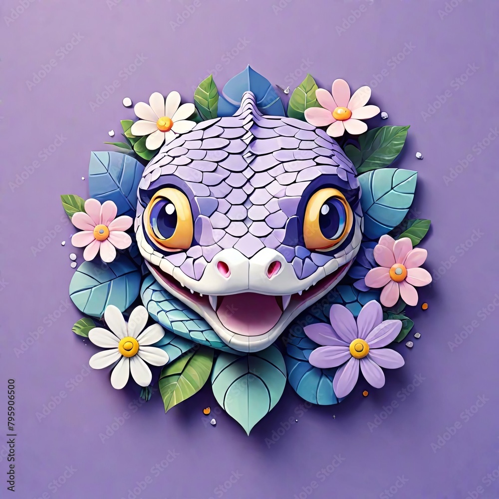 snake face year of zodiac,Icon snake face. Chinese Zodiac elements ...