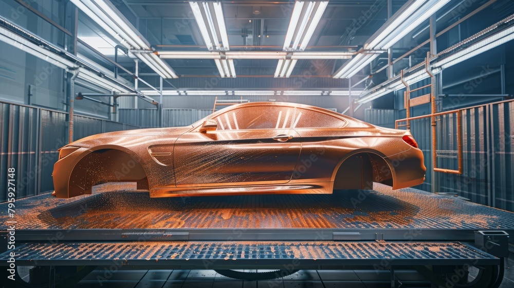 Experience the precision and care involved in automotive paint services ...