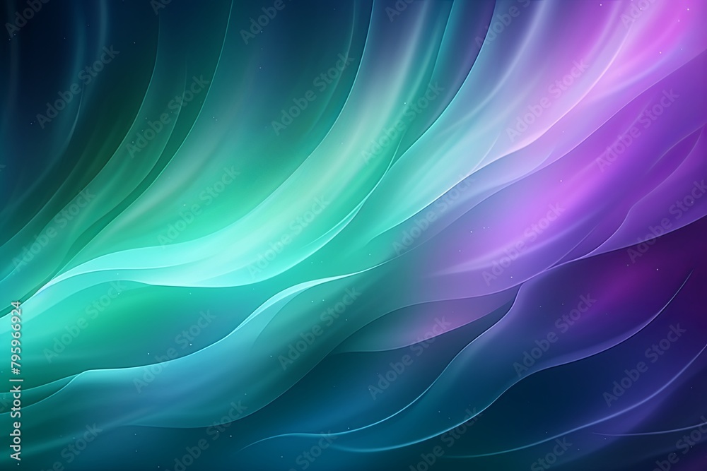 Northern Lights Aurora Gradients: Celestial Color Waves Dance Stock ...