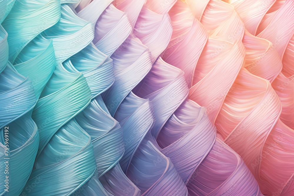 Enchanting Pastel Mermaid Tail Gradients: Ethereal Sea Siren Delight ...