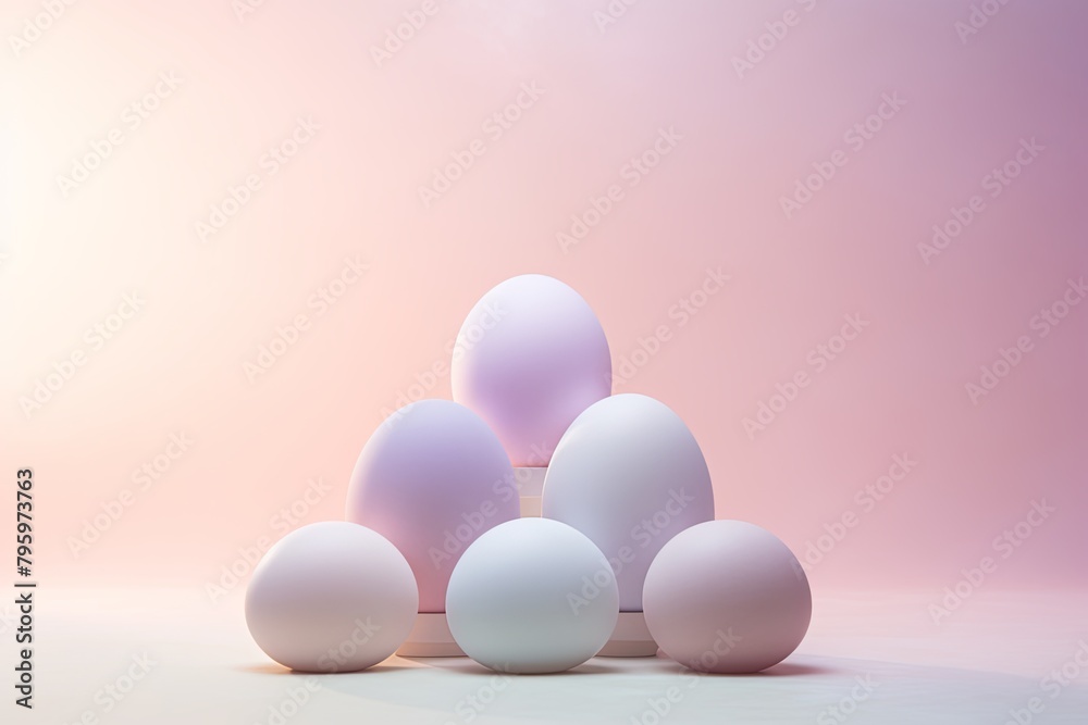 Soft Pastel Easter Gradients: Gentle Spring Morning Colors Stock ...