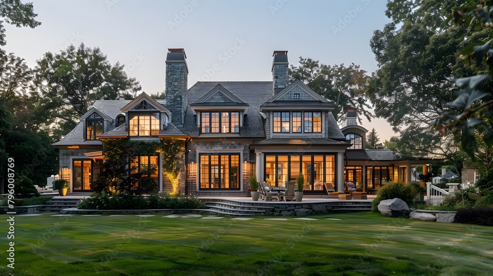 An exclusive Mediterranean-inspired villa in the Hamptons with a ...