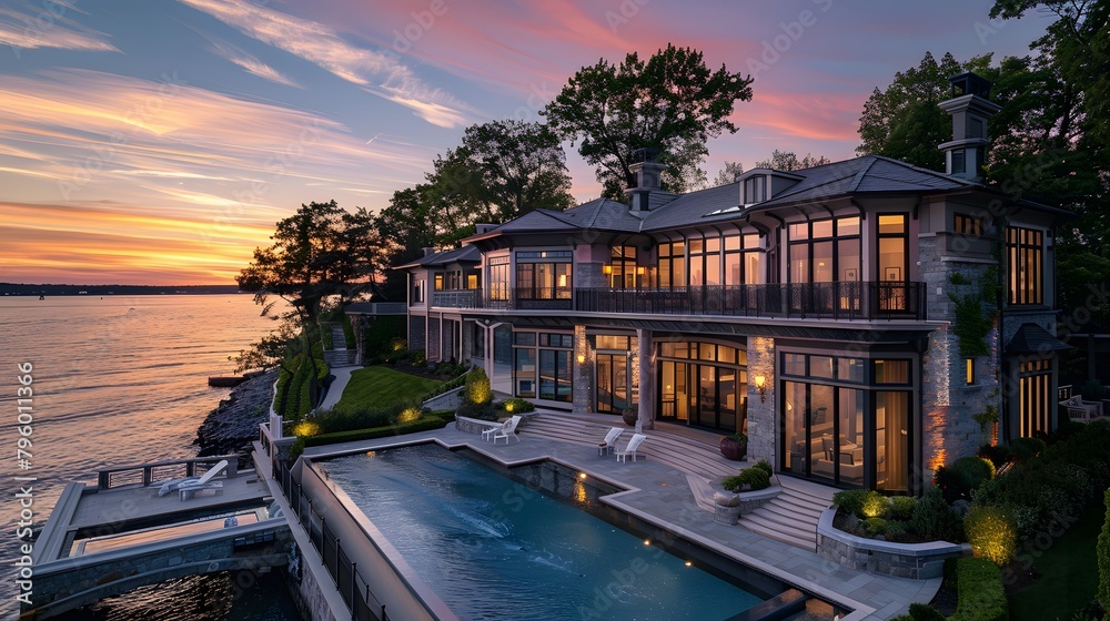In the exclusive Hamptons, New York, a Mediterranean-inspired villa ...